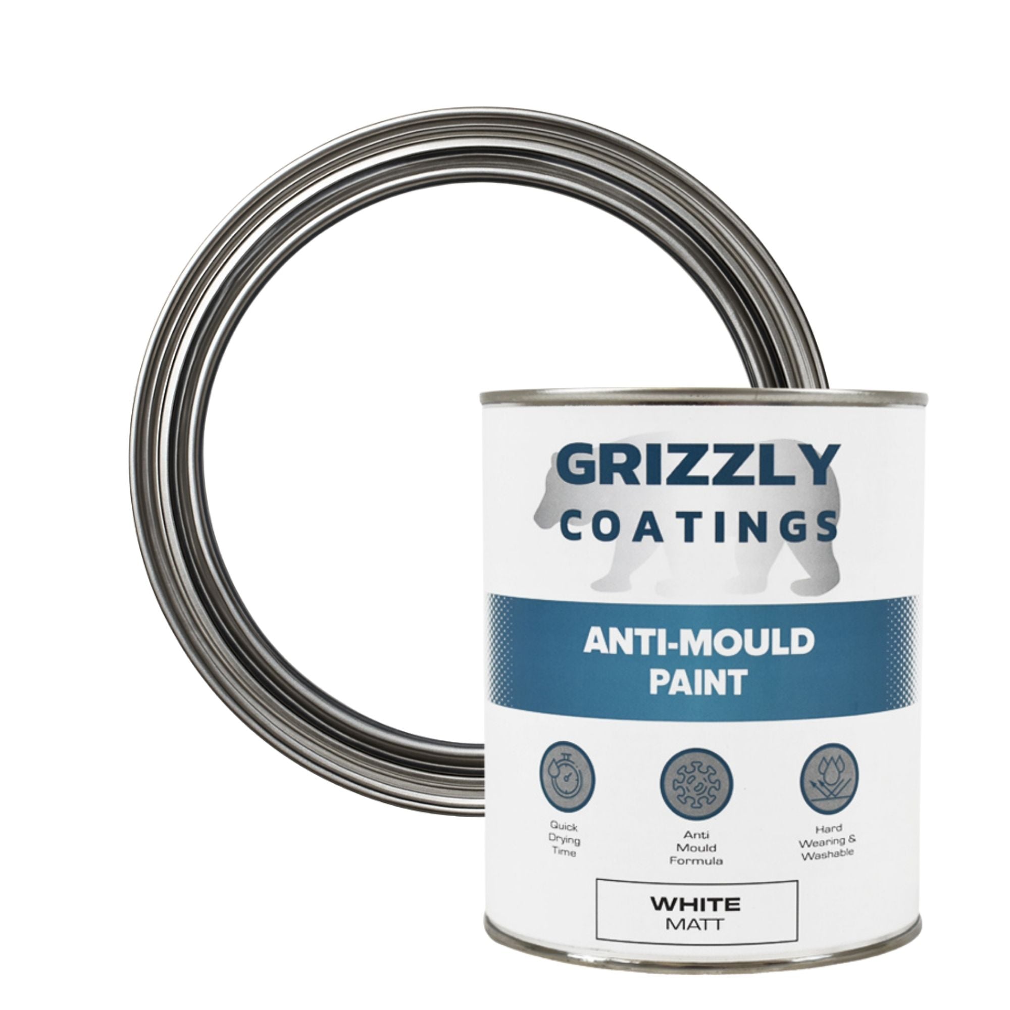 Grizzly Coatings Anti-Mould Paint 1 ltr | Nebula Paints